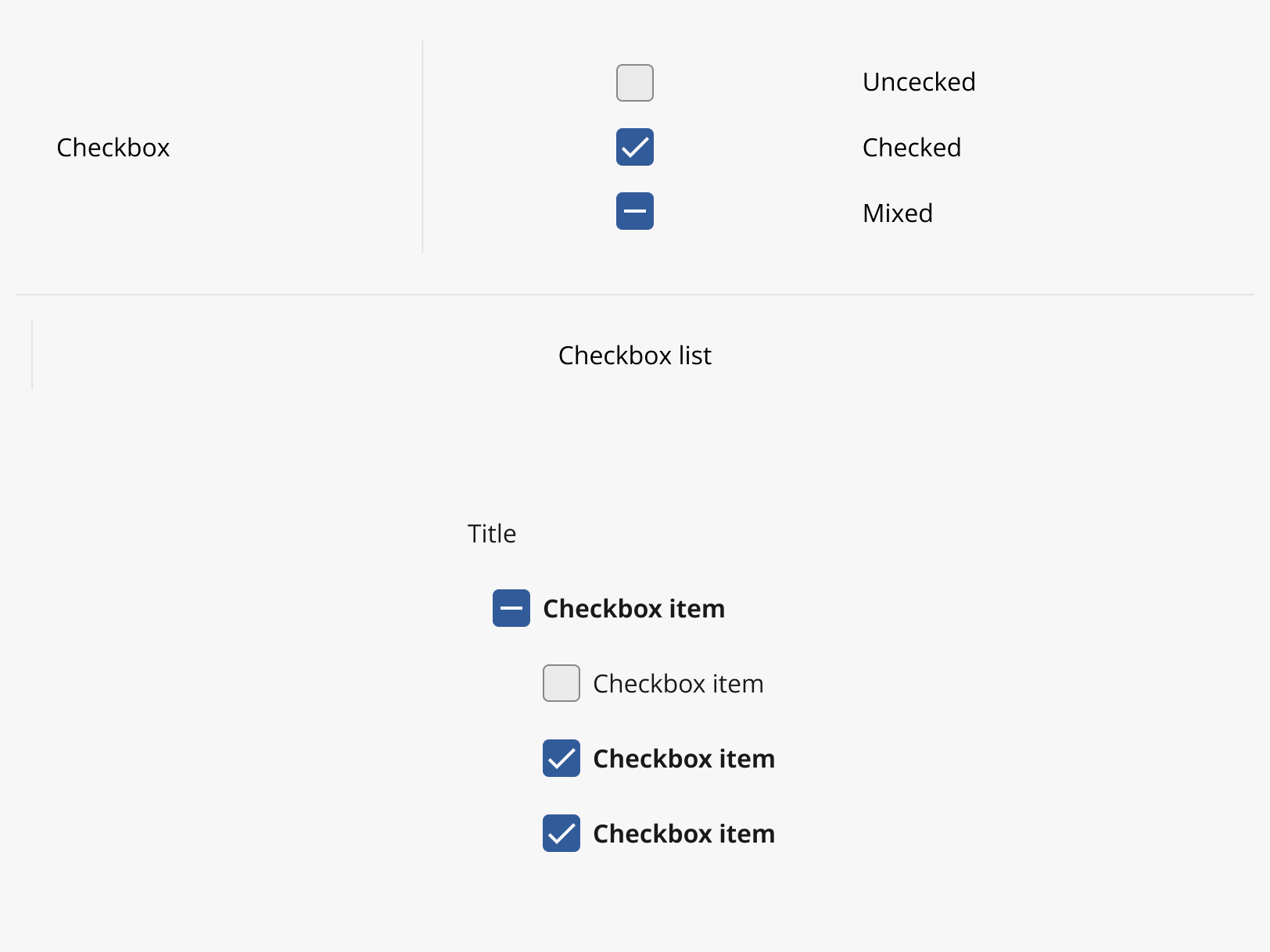 Checkbox